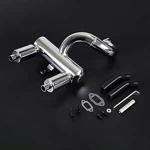 Amazon.com: DAYUDDRICAR 1/5 RC Car Metal Dual Exhaust Pipe Replacement ...