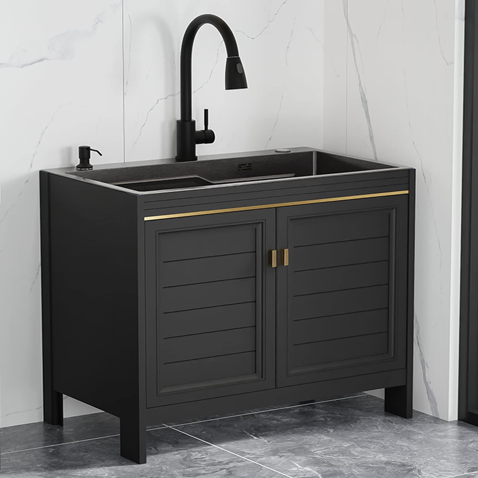 Garage With Utility Sink Cabinet Utility Sink