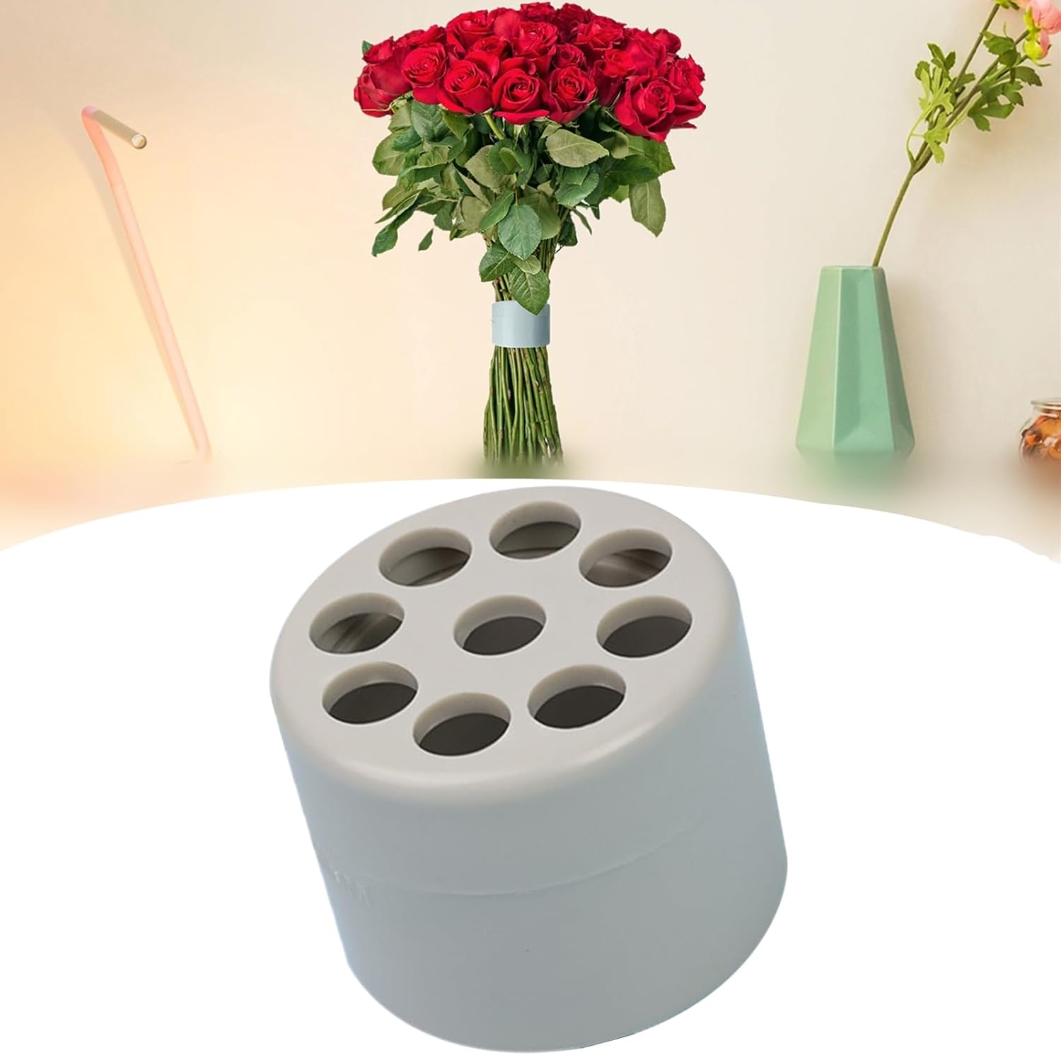 Amazon.com: YOFOKO Spiral Ikebana Stem Holder, 2024 Spiral Stem Holder ...