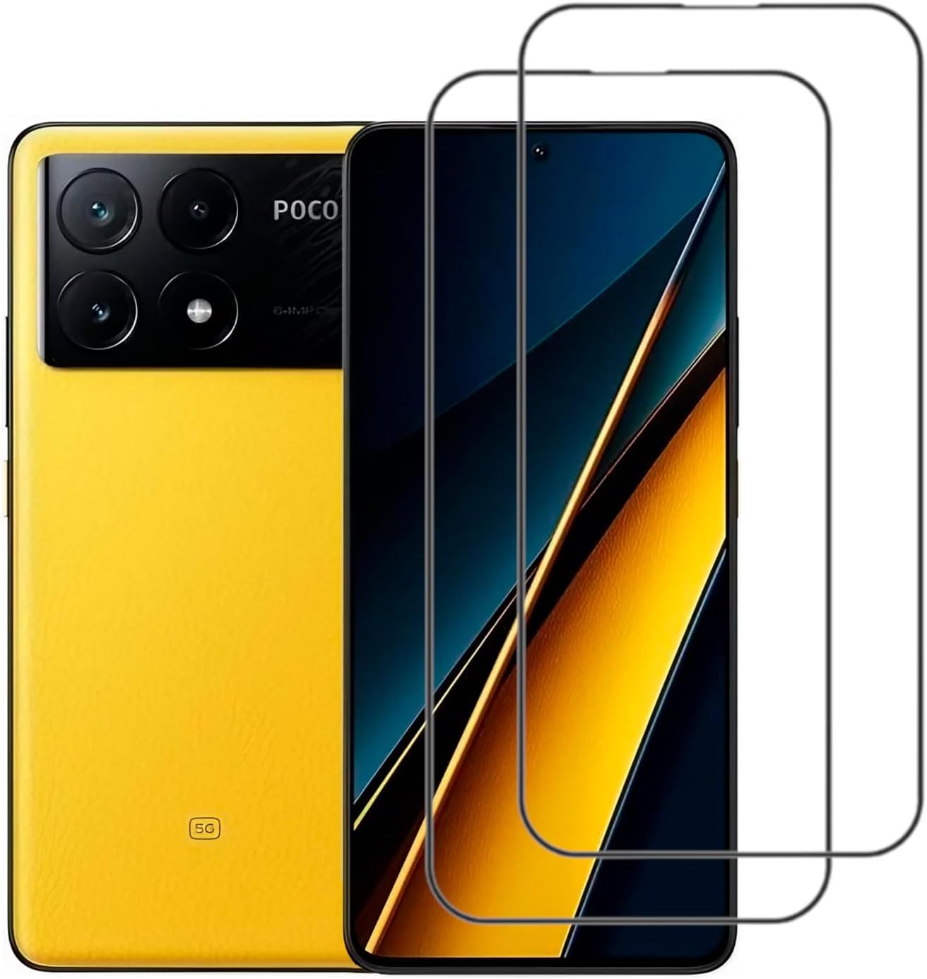 Kit 2 Películas De Vidro 3D 9D Compatível Com Xiaomi Poco X6 Pro 5G ...