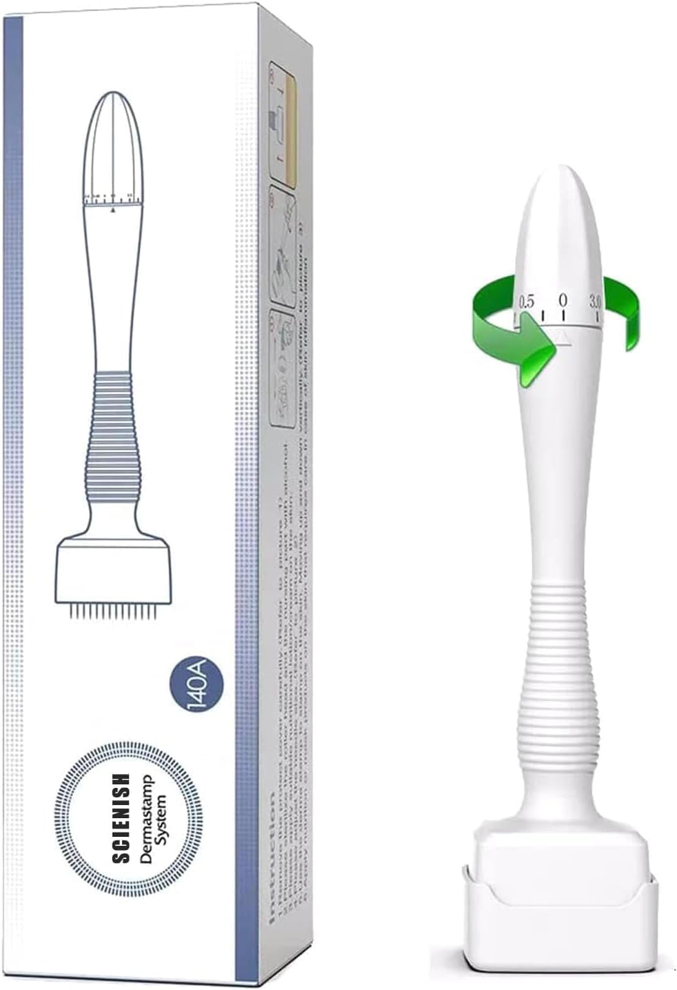 VETELLY - Adjustable Microneedling Derma Stamp, Derma Roller ...