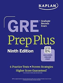 Kaplan Gre Prep Plus 2025 : Kaplan Test Prep: Amazon.in: Books
