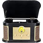 Amazon.com: Victrola 50's Retro Bluetooth Record Player & Multimedia ...