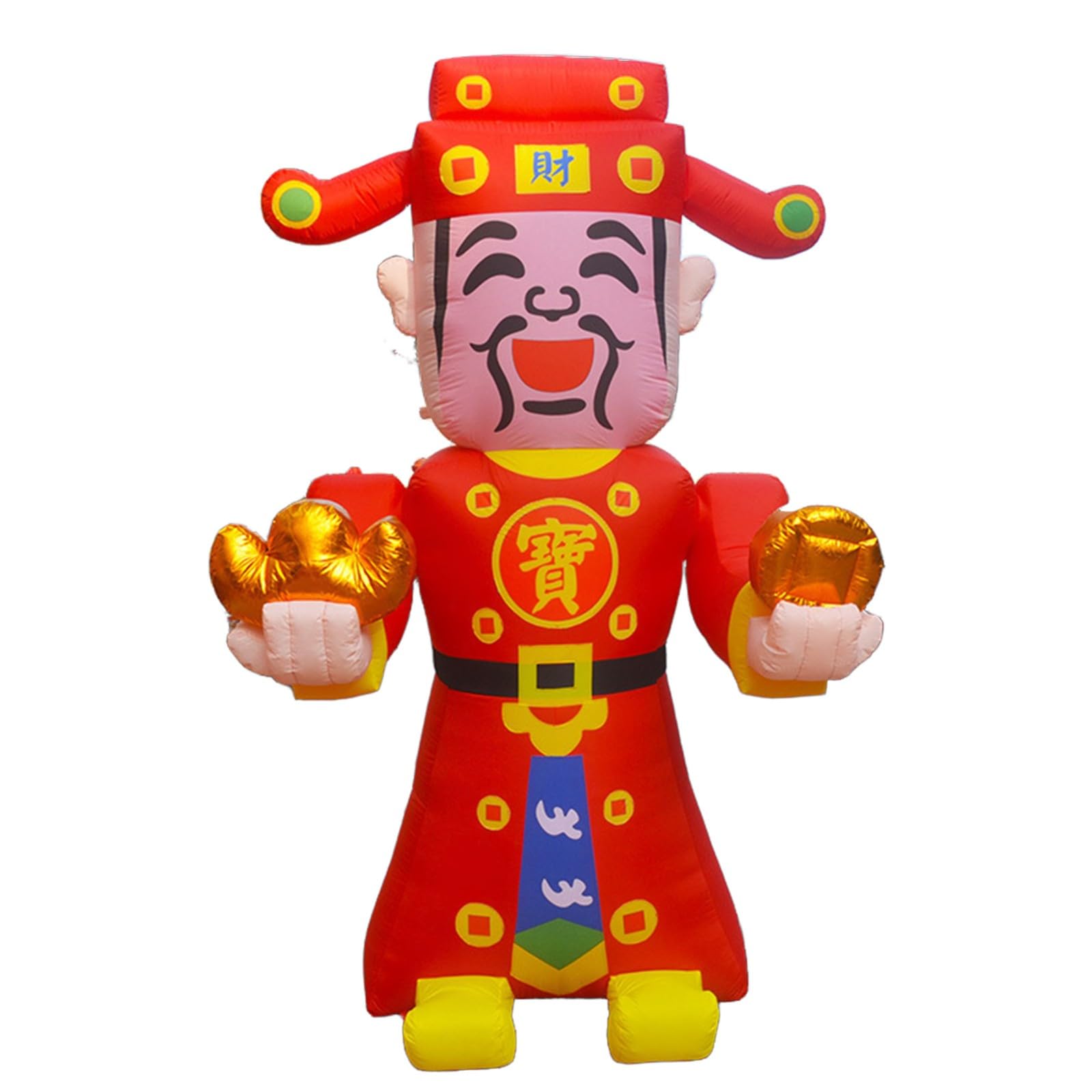 Chinese New Year Inflatables God of Wealth Ornament Recruit Wealth and ...