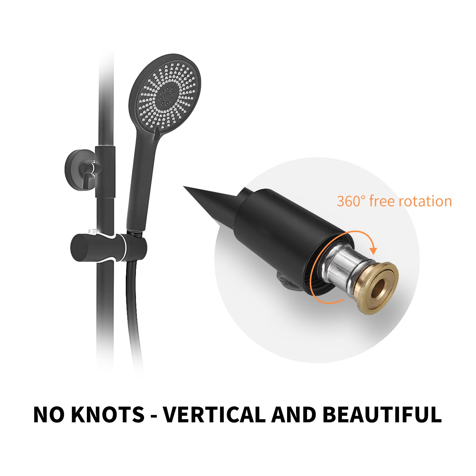 Snapklik.com : Shower Hose 100 Inches Extra Long PVC Hose For Handheld ...