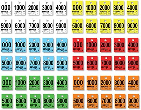 Amazon.com: Flywheel Heavy Brite 4 Part Service Dispatch Numbers (1000 ...