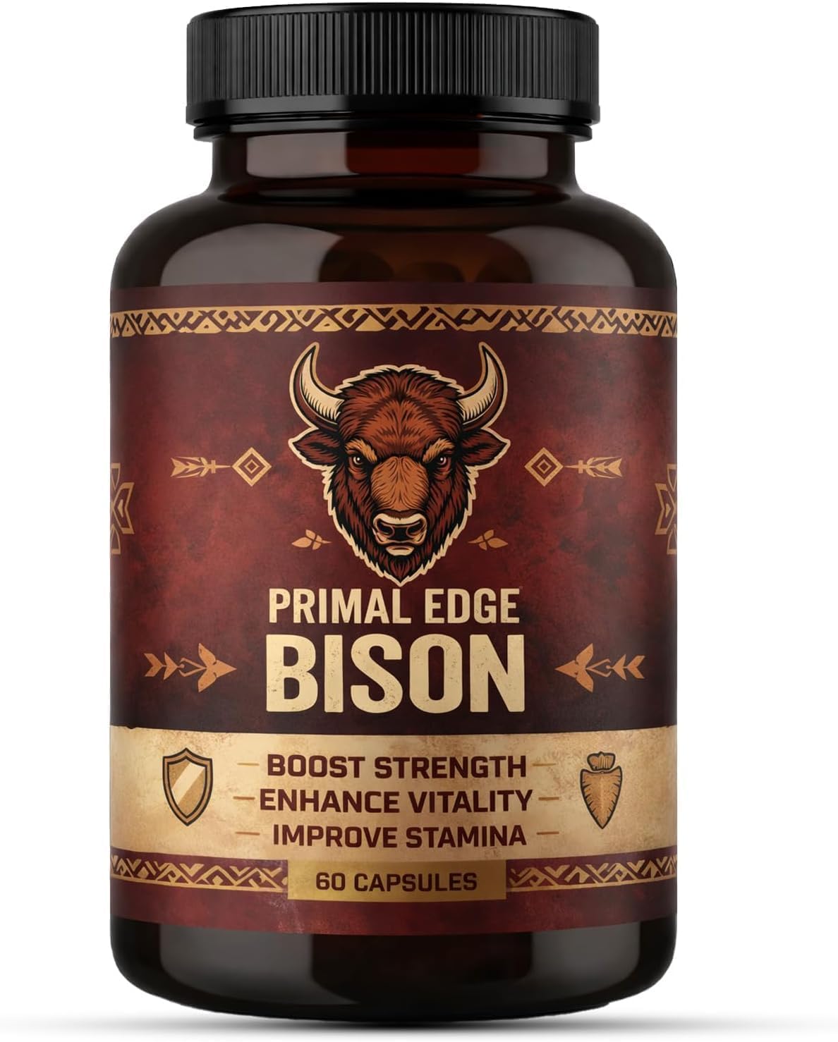 Amazon.com: Primal Edge Bison,Primal American Bison Extract Capsules ...