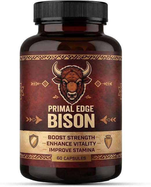 Amazon.com: Primal Edge Bison,Primal American Bison Extract Capsules ...
