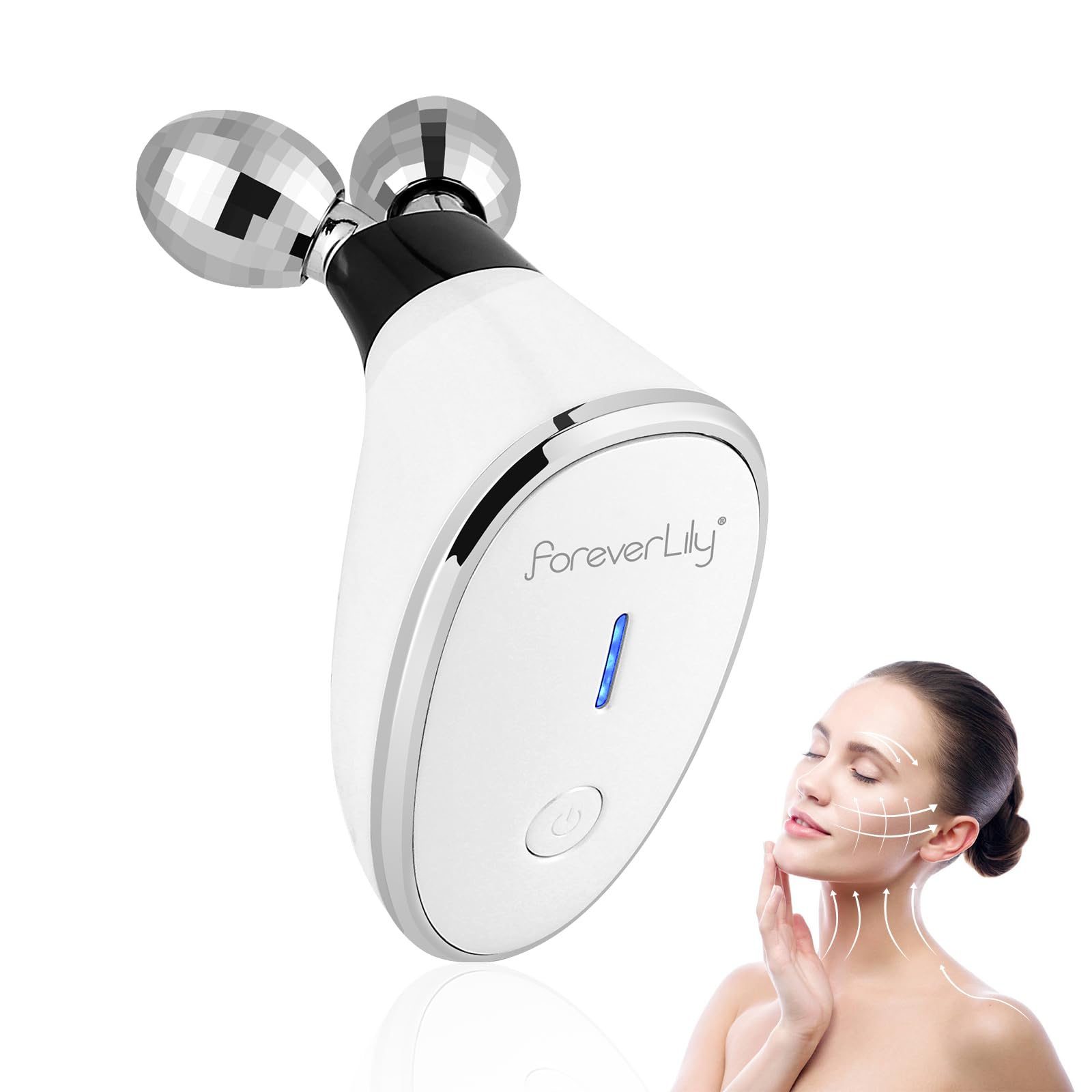 foreverLily Face Massager Microcurrent Face Lift Device EMS Facial ...