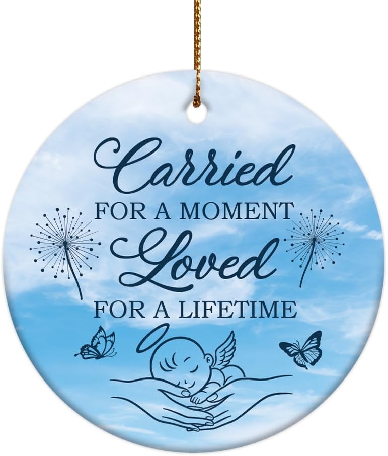 Amazon.com: Angel Baby Memorial Christmas Ornament Sympathy Gifts for ...