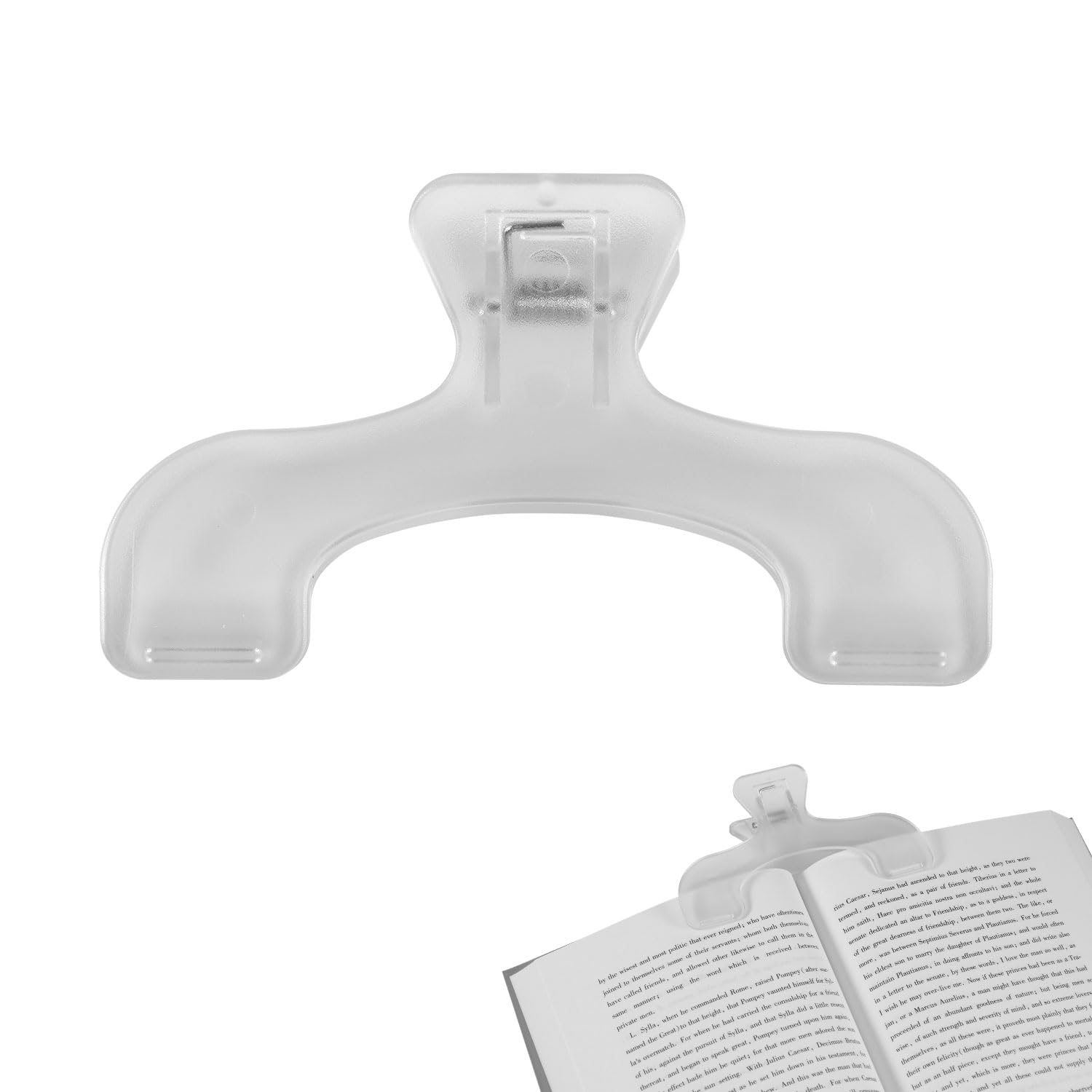 Amazon.com: Transparent Book Clip, Clear Book Page Holders for Reading ...