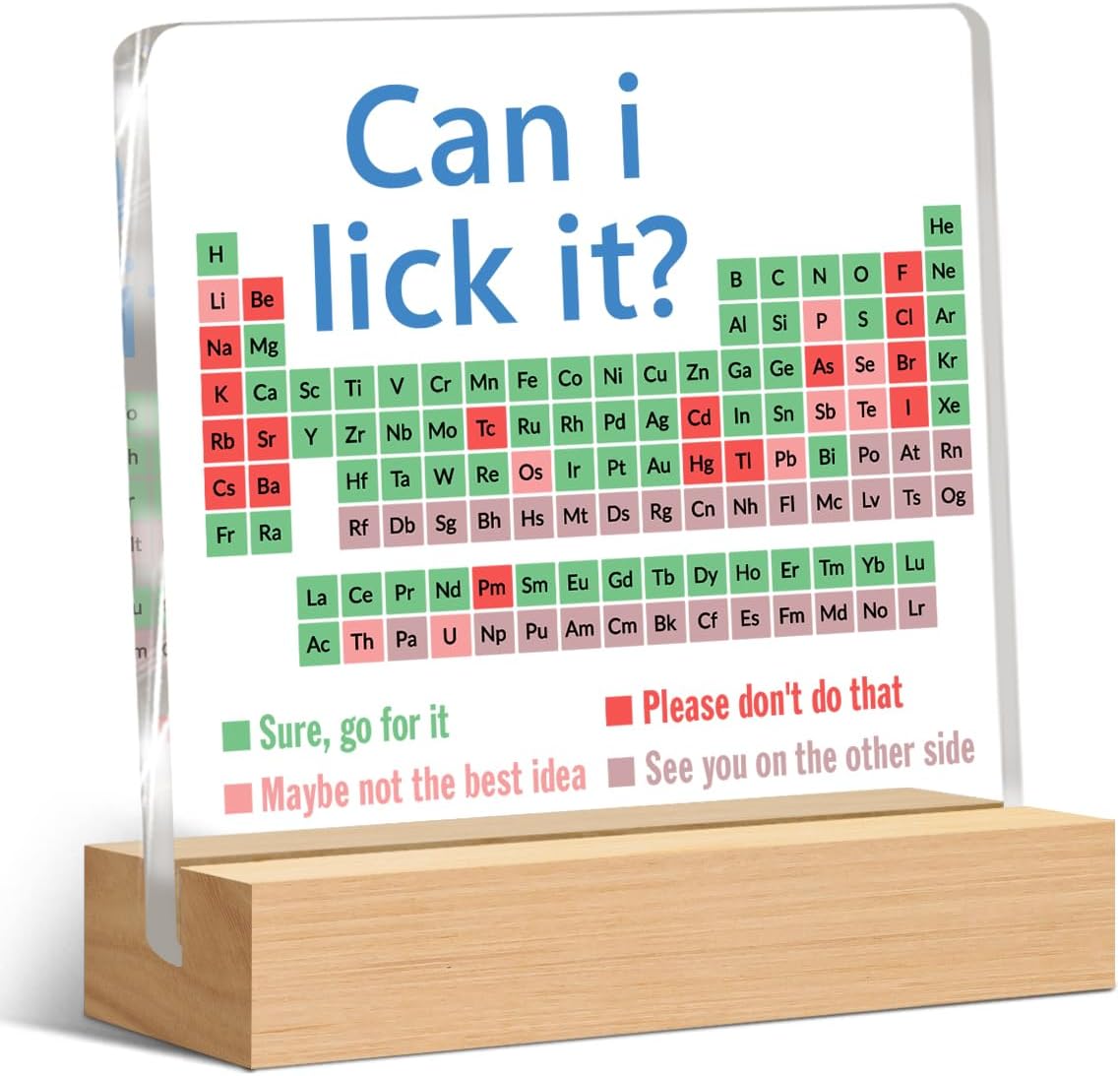 Amazon.com: Funny Science Classroom Decor Chemistry Periodic Table Of ...