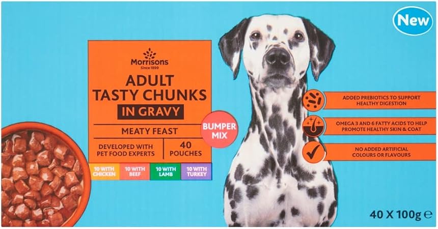 Morrisons Mixed Dog Food In Gravy 40 X 100 G Amazon co uk Pet Supplies morrisons-mixed-dog-food-in-gravy-40-x-100-g-amazon-co-uk-pet-supplies