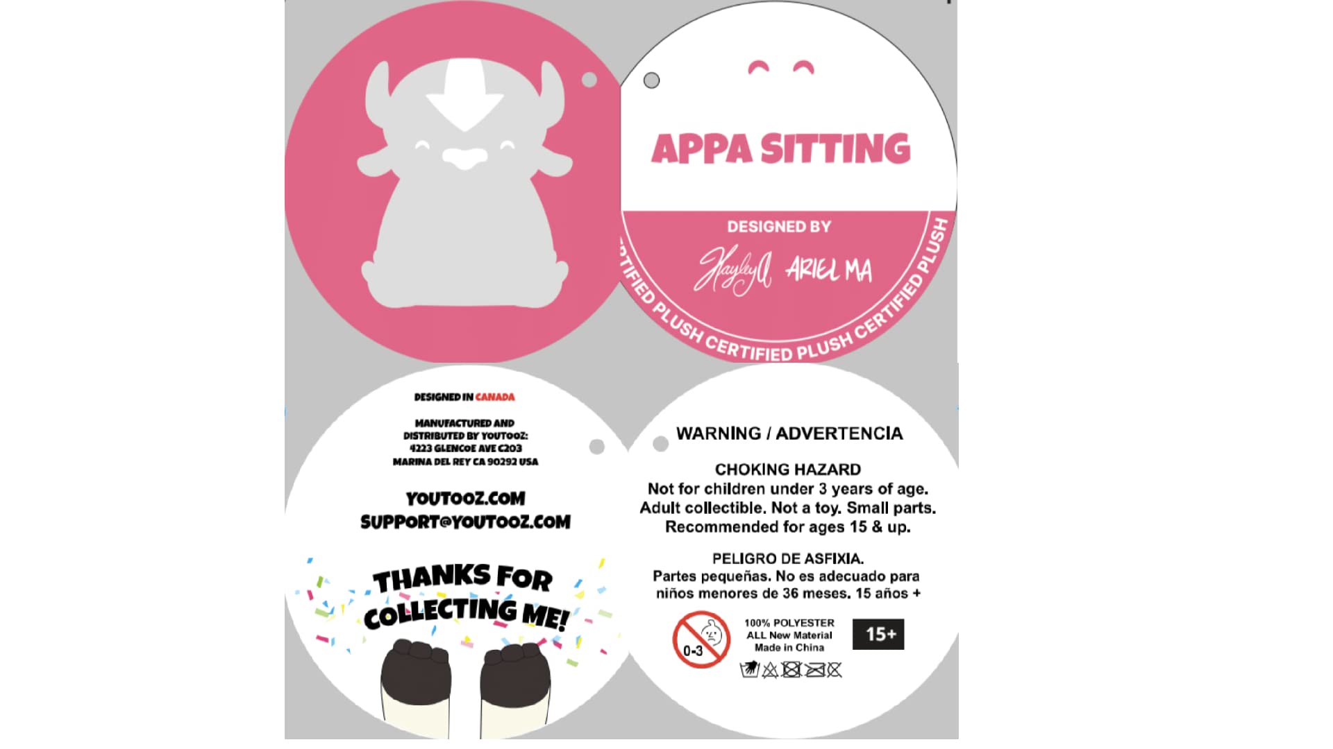 Snapklik.com : Youtooz Appa Sitting Plush 12 Inch Plushie, Official ...