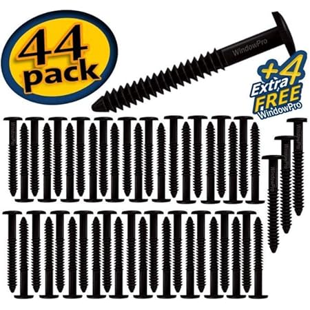 Amazon.com: Mid America Steel Shutter Clips for Vinyl Shutters - Bag of ...
