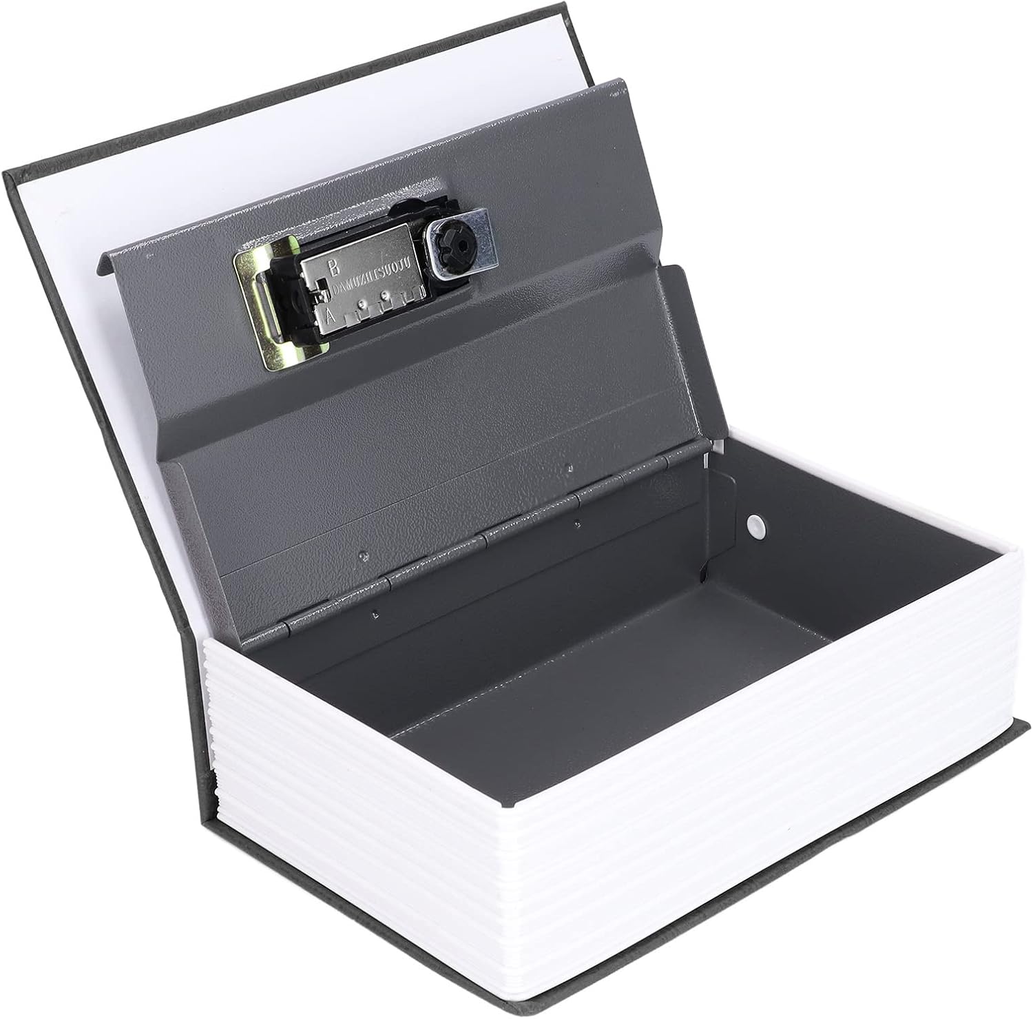 Book Safe Box, Metal Book Shaped Safe Confusing for Bookshelf for Table ...