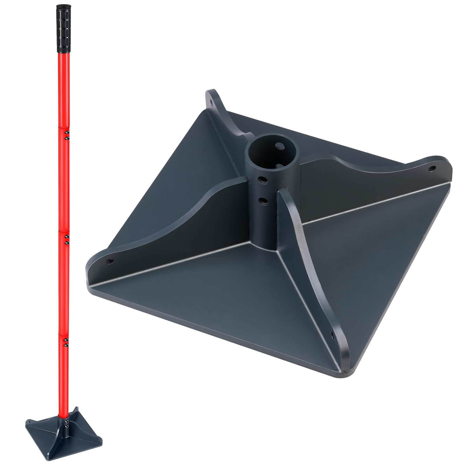 Snapklik.com : Copiu Steel Tamper Tool, Heavy Duty Garden Tamper Tool