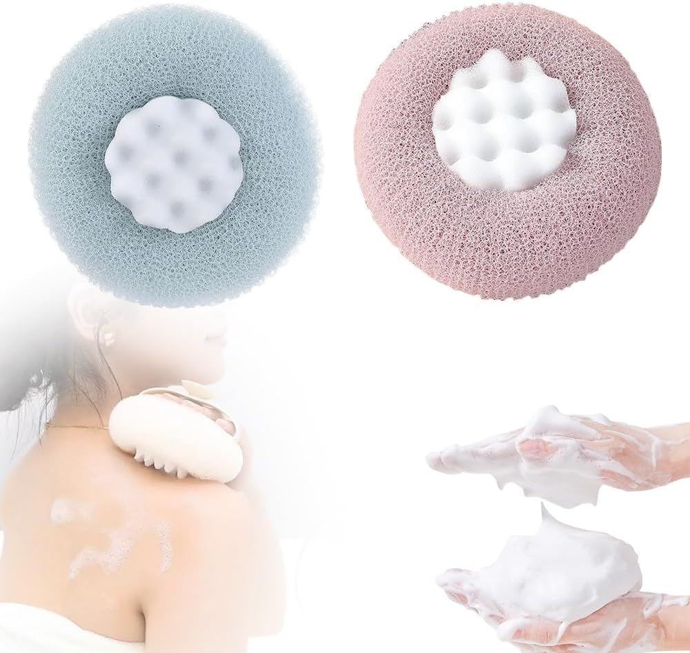 Amazon.com: 4 PCS 2-in-1 Sunflower Bath Ball Super Soft Sunflower ...