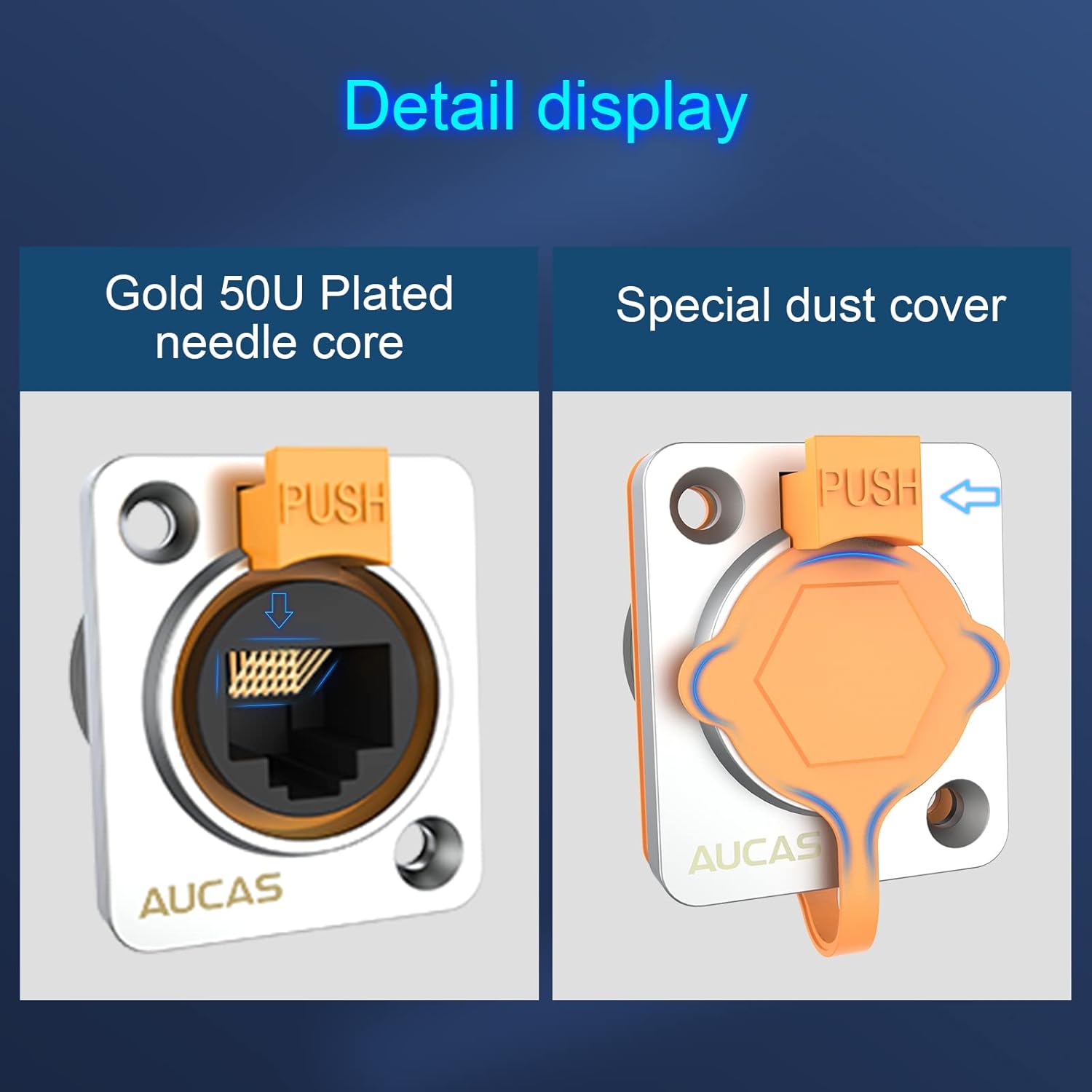 RJ45 Interface Waterproof sockets Connector,Panel Mounting Shielded ...