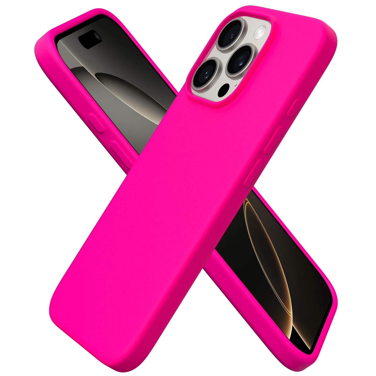 ORNARTO Funda Silicona para iPhone 16 Pro 6.3 Pulgadas, Diseño de ...