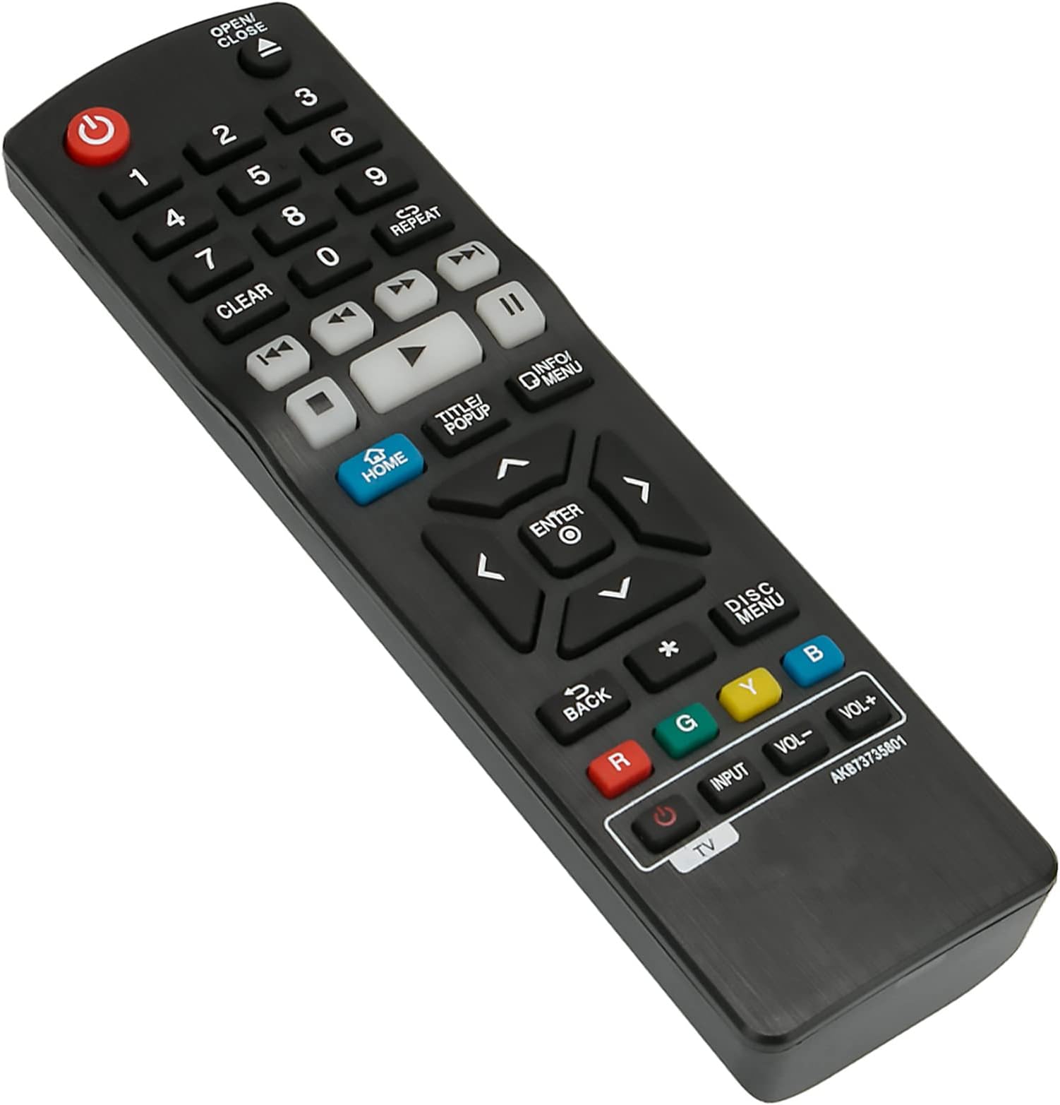 Amazon.com: AKB73735801 Replace Remote Control fit for LG Blu-Ray Disc ...