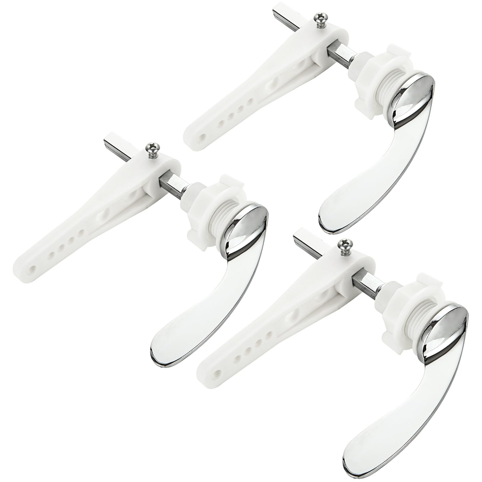 DAJAVE 3 Pcs Toilet Flush Handle, Zinc Alloy Toilet Handle Replacement ...