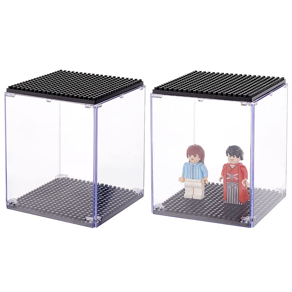 Amazon.com: FINGERINSPIRE 2 Pcs Acrylic Stackable Model Display Case ...