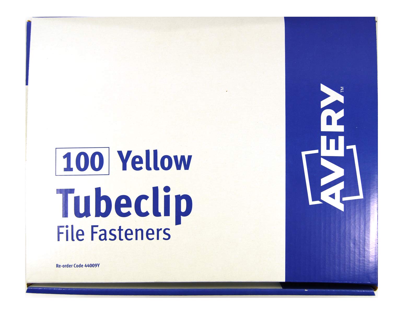 Tubeclip, Fastener Avery Tubeclip File Fastener, Yellow 100 Pieces ...