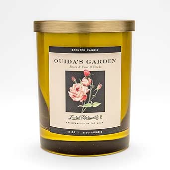 Amazon.com: Laurel Mercantile Co. Scent Library Ouida's Garden 11 oz ...