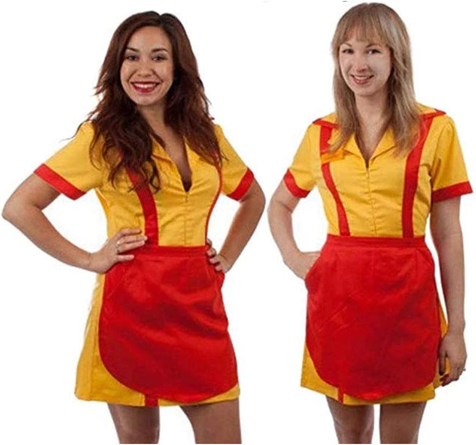 Amazon.com: Broke Diner Waitress Costume : Clothing, Shoes & Jewelry