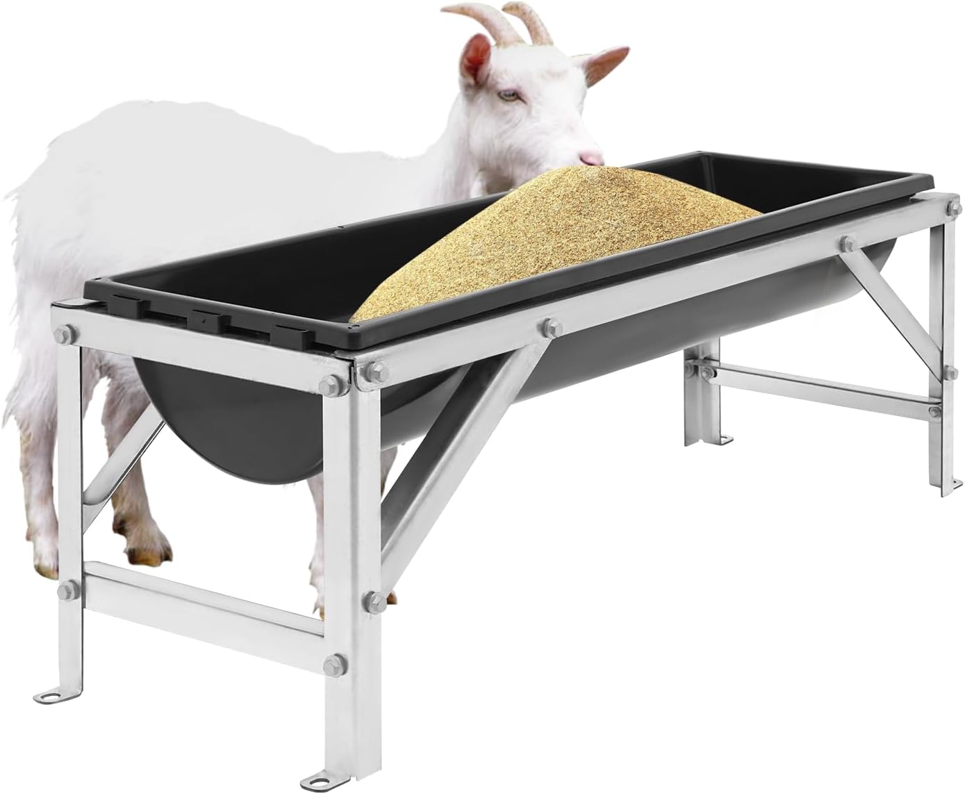 Amazon.com: HZOPUTLH Livestock Feed Trough, 35L/9.25Gal Capacity Goat ...