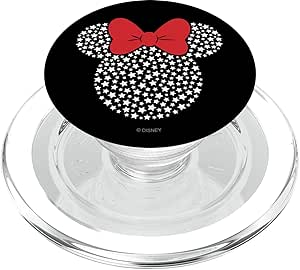 Amazon.com: Disney Minnie Mouse White Stars 4th of July PopSockets ...