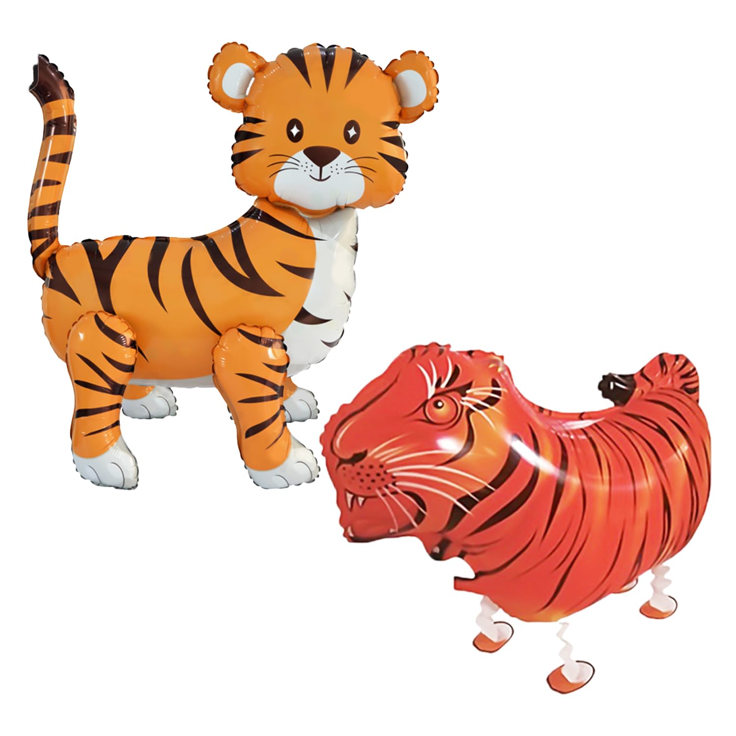 Tiger Balloon Animal Party Animal Theme Tiger Foil And 11in Balloons