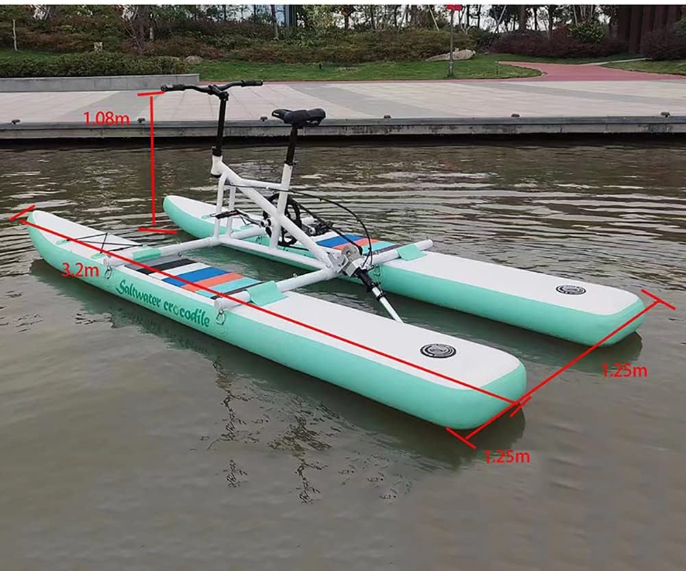 Water Bikes, Water Bicycle Boat, Inflatable Pedal Boat for Lake Ocean ...