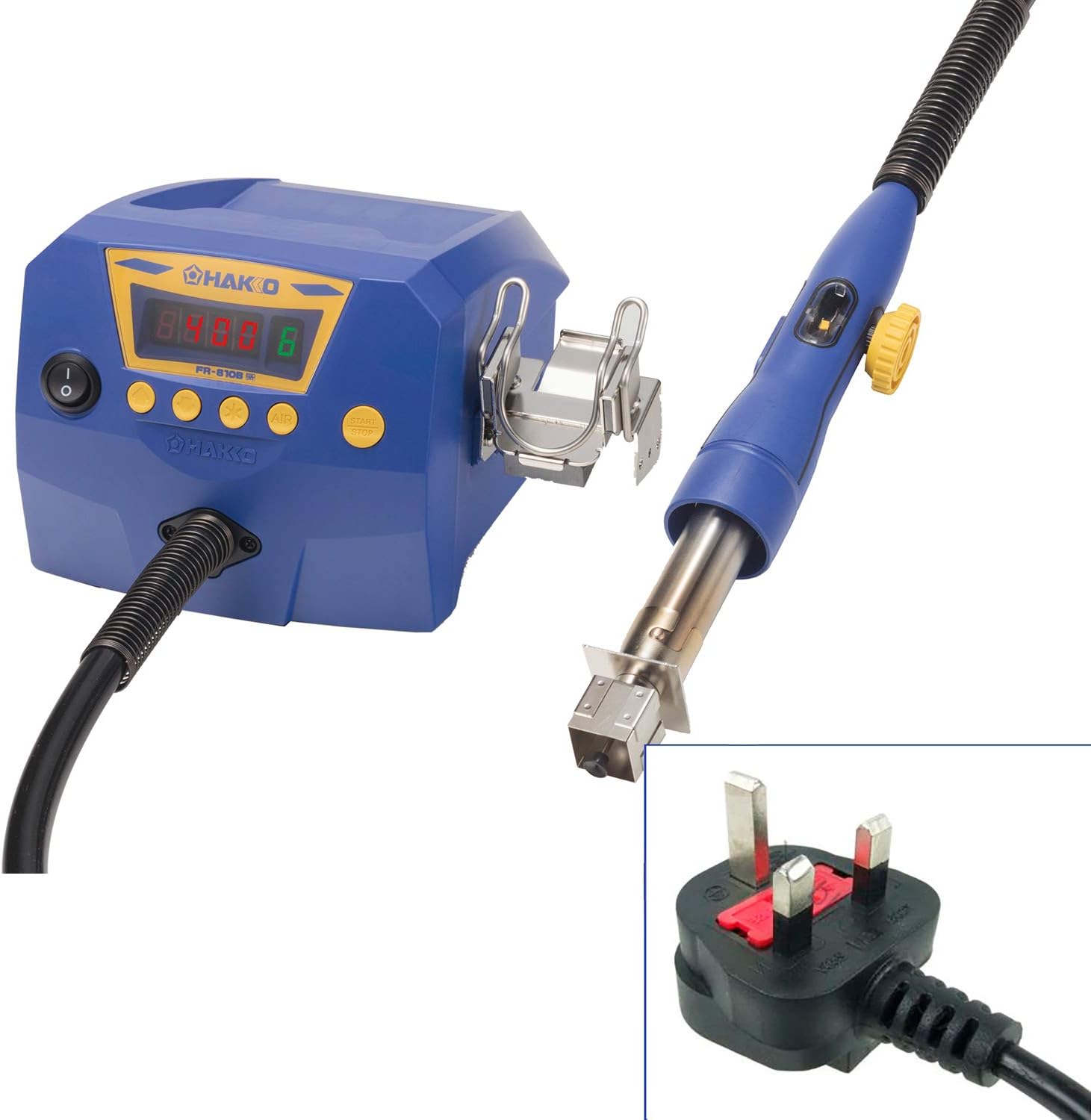Hakko FR-810B SMD Hot Air Rework Station and Tool 230V BS Plug : Amazon ...