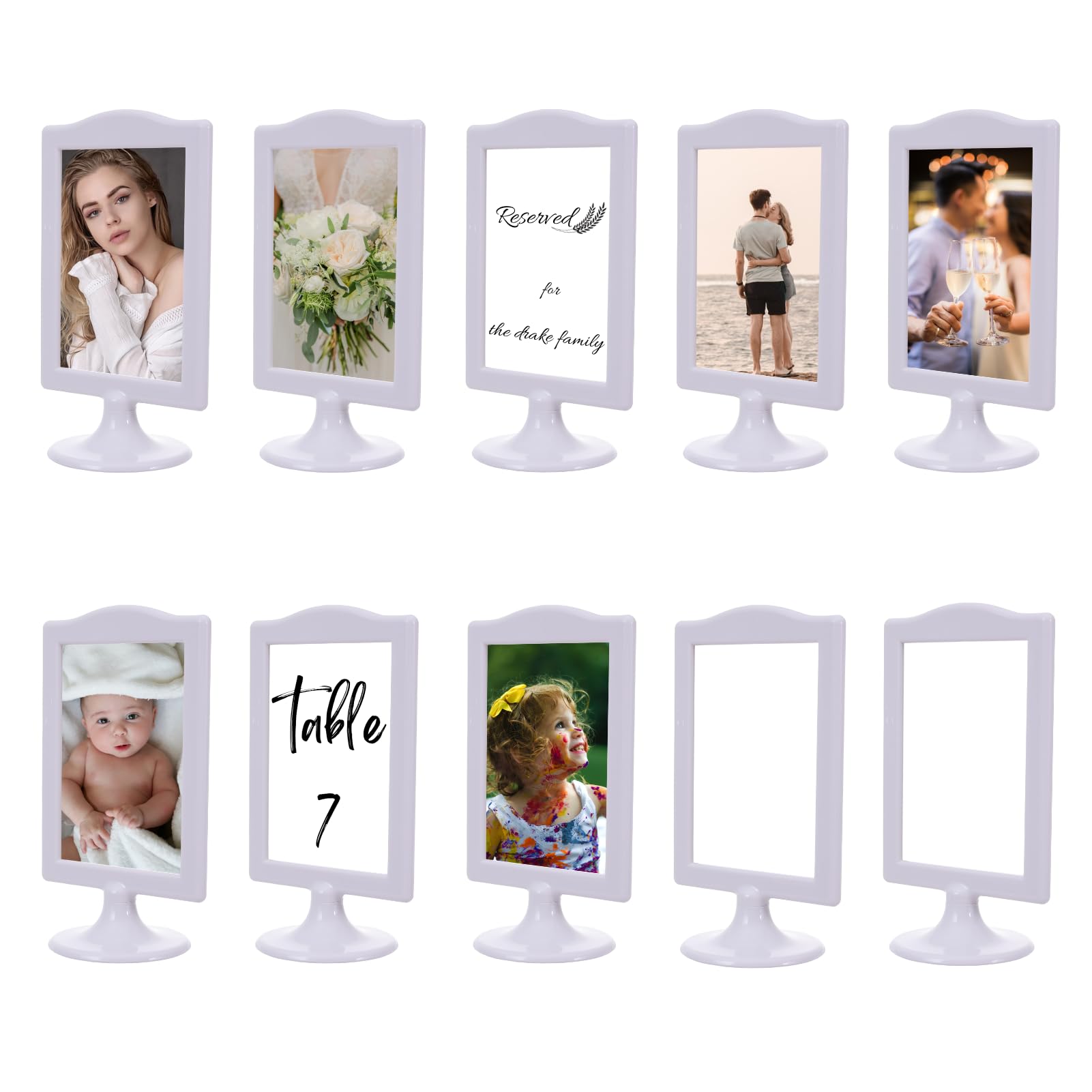 Amazon.com - Meonua Double Sided Standing Picture Frames 4x6 2 Side ...