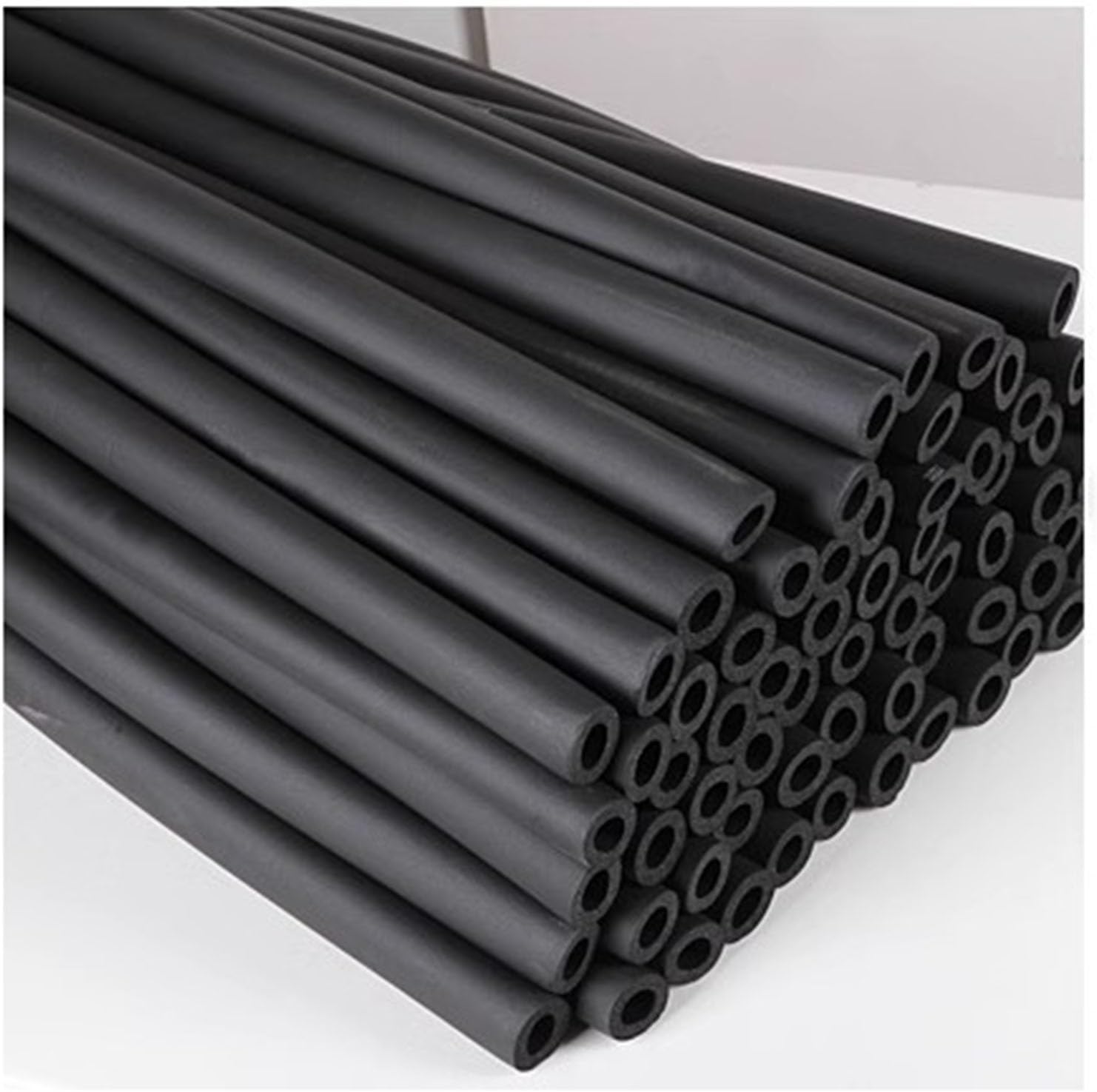 Amazon | フォームパイプ絶縁 エラストマー 発泡チューブ 22mm 27mm 34mm 43mm 48mm 60mm 76mm 89mm 108mm 内径 エアコン 配管 断熱材 耐火 ...