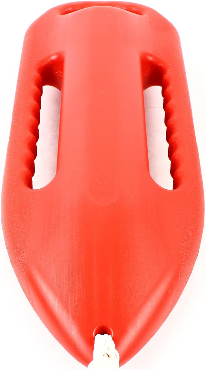 Amazon.com : Orange 3 Handle Professional Lifeguard Rescue Buoy - Open Water Emergency Flotation ...