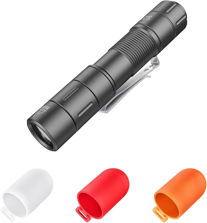 FZH S21 Rechargeable LED Flashlight 880 Lumen Mini EDC Tail Switch ...