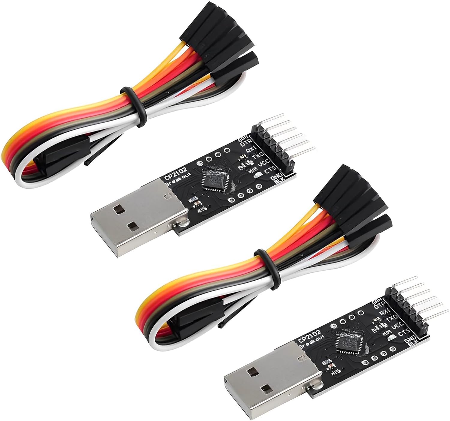 Amazon.com: Geekstory CP2102 USB Serial Adapter Module USB to TTL with ...