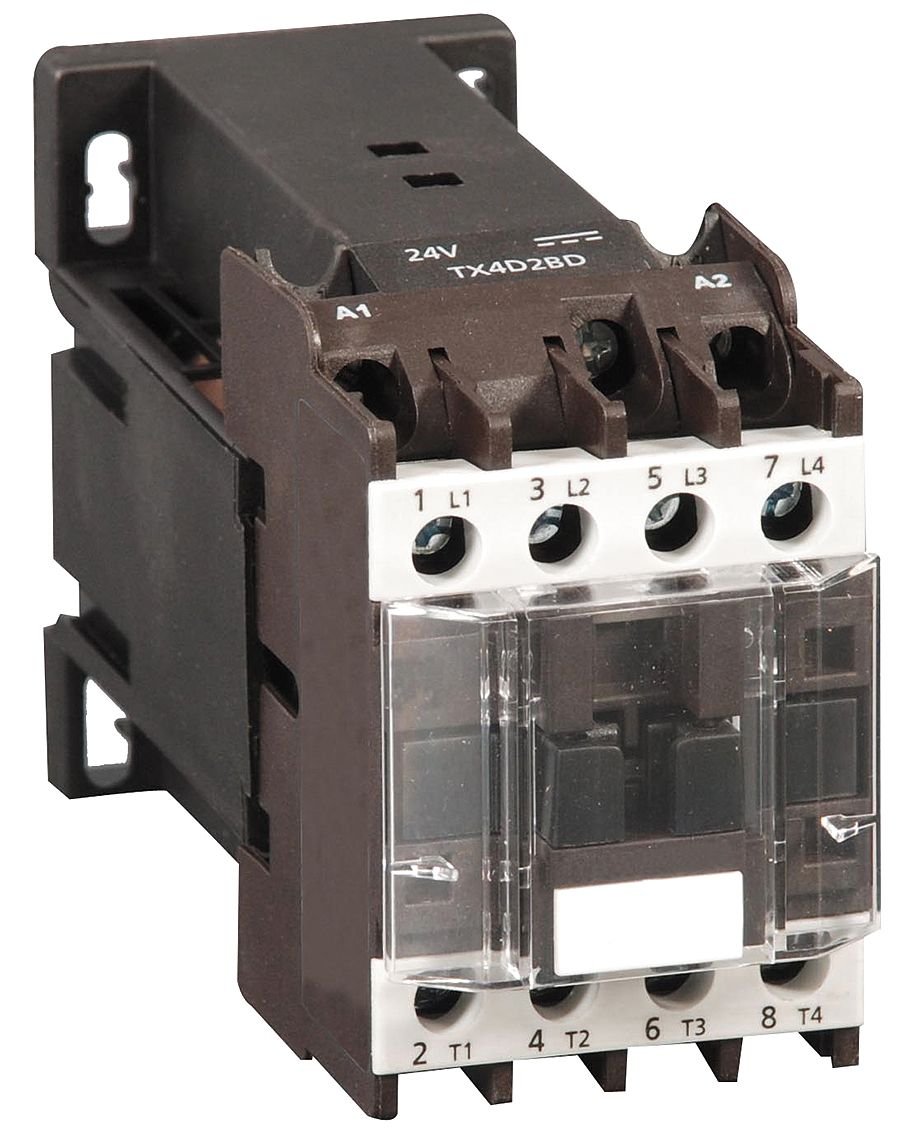 Iec Magnetic Contactor, Coil 24Vdc, 9A: Motor Contactors: Amazon.com ...