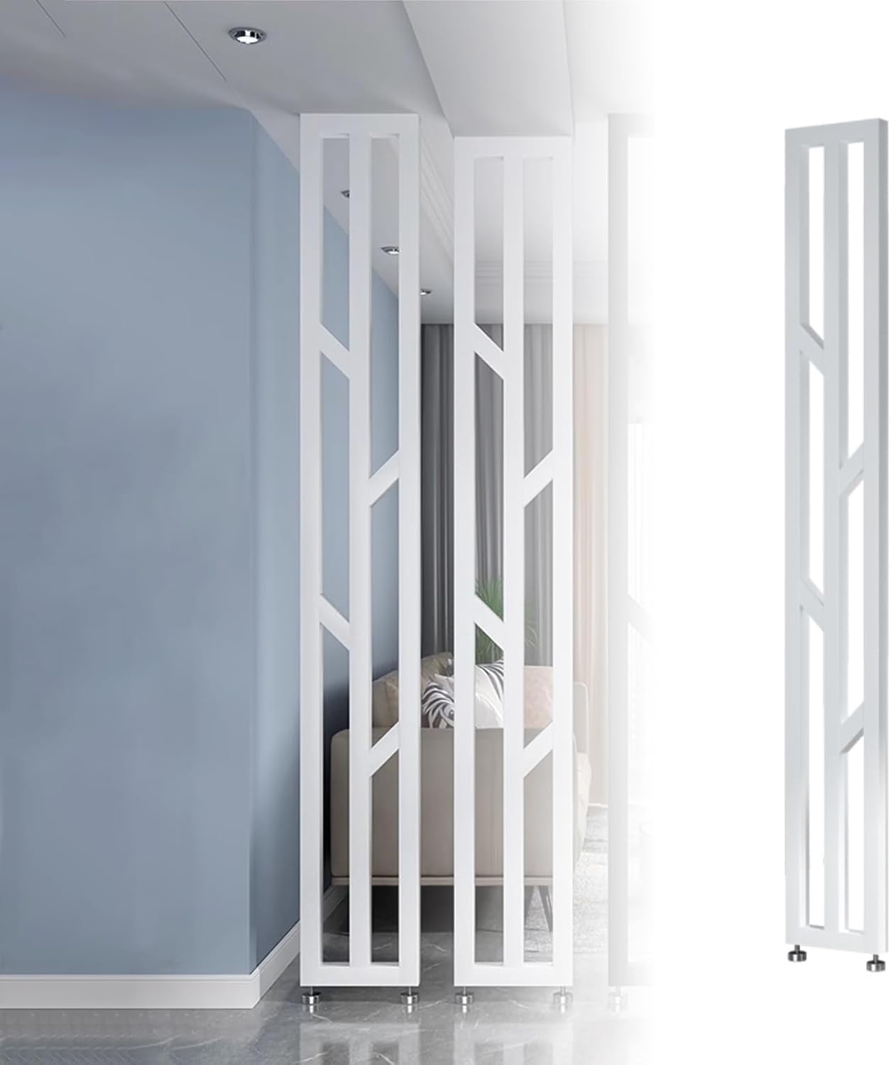 Amazon.com - Partition Modern Minimalist Privacy Divider Post, Space ...