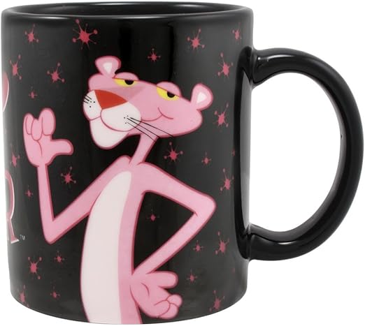 Amazon.com: Pink Panther Cartoon Character Coffee Mug 10 Oz. : Home ...