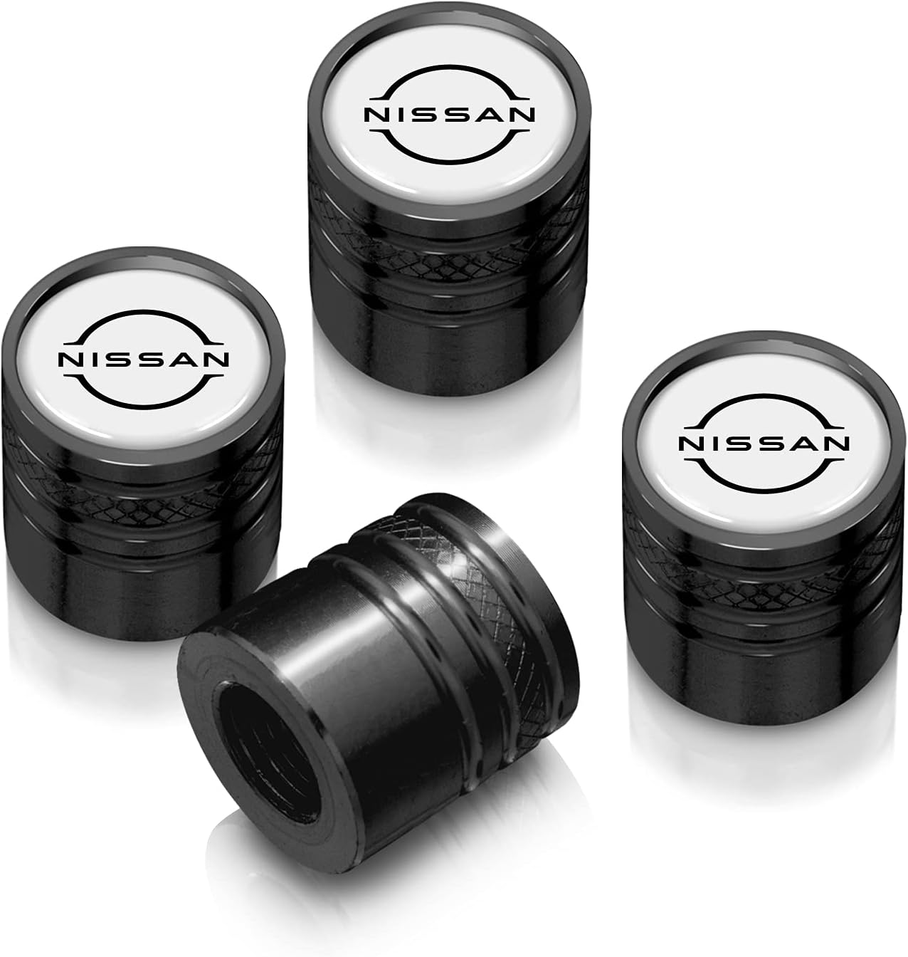 Amazon.com: Tire Valve Stem Caps for Nissan, Tire Air Caps Cover for ...