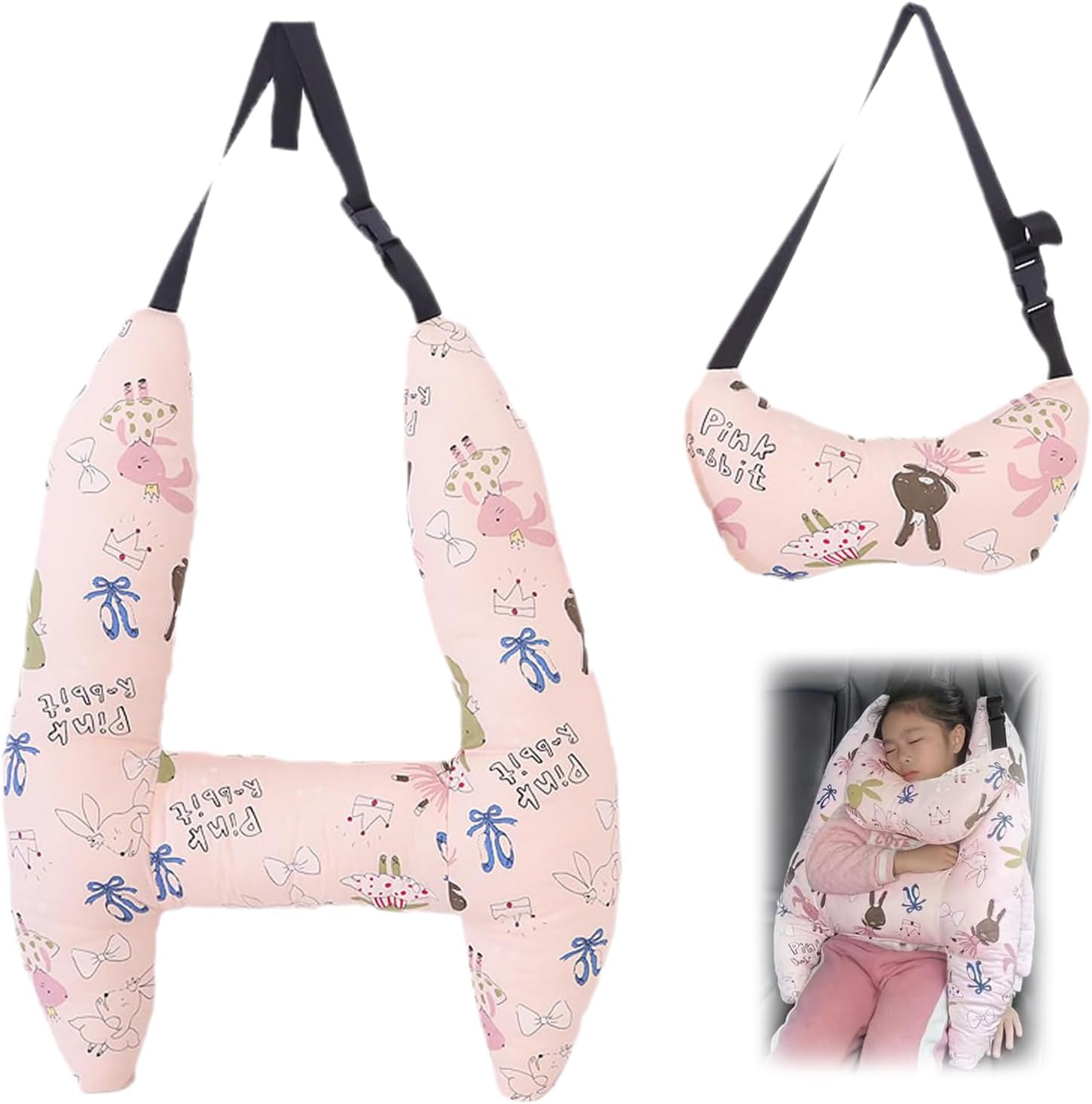 Amazon.com: H-Shape - Kid Car Sleeping Head Support,Travel Head Rest ...