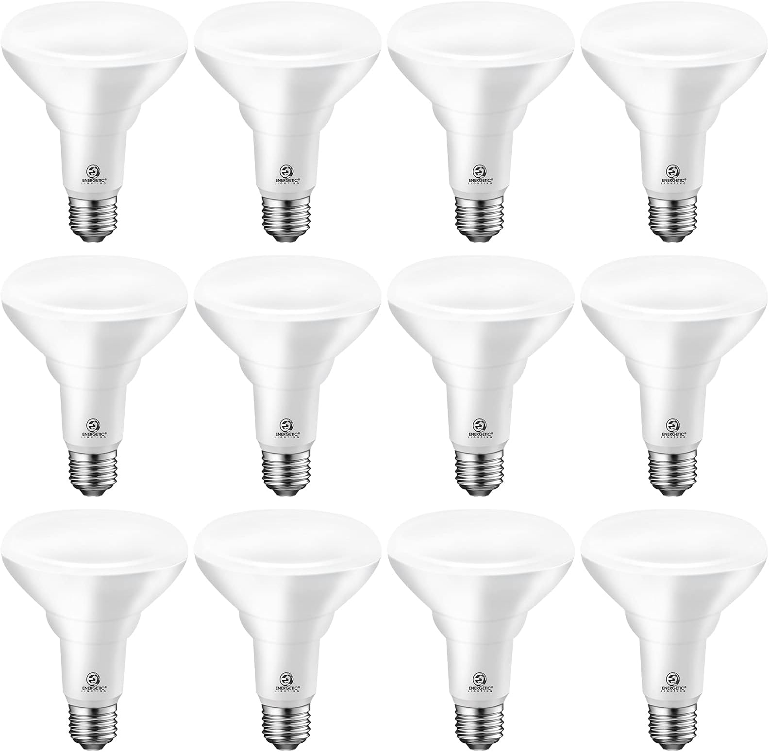 Energetic 6 Pack 65W BR30 LED Recessed Light Bulb, Dimmable, 650 Lumens ...