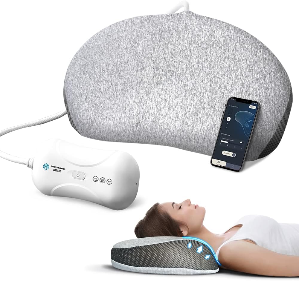 Amazon.com: Freqzone AI Smart Neck Pillow with Adjustable Height for ...