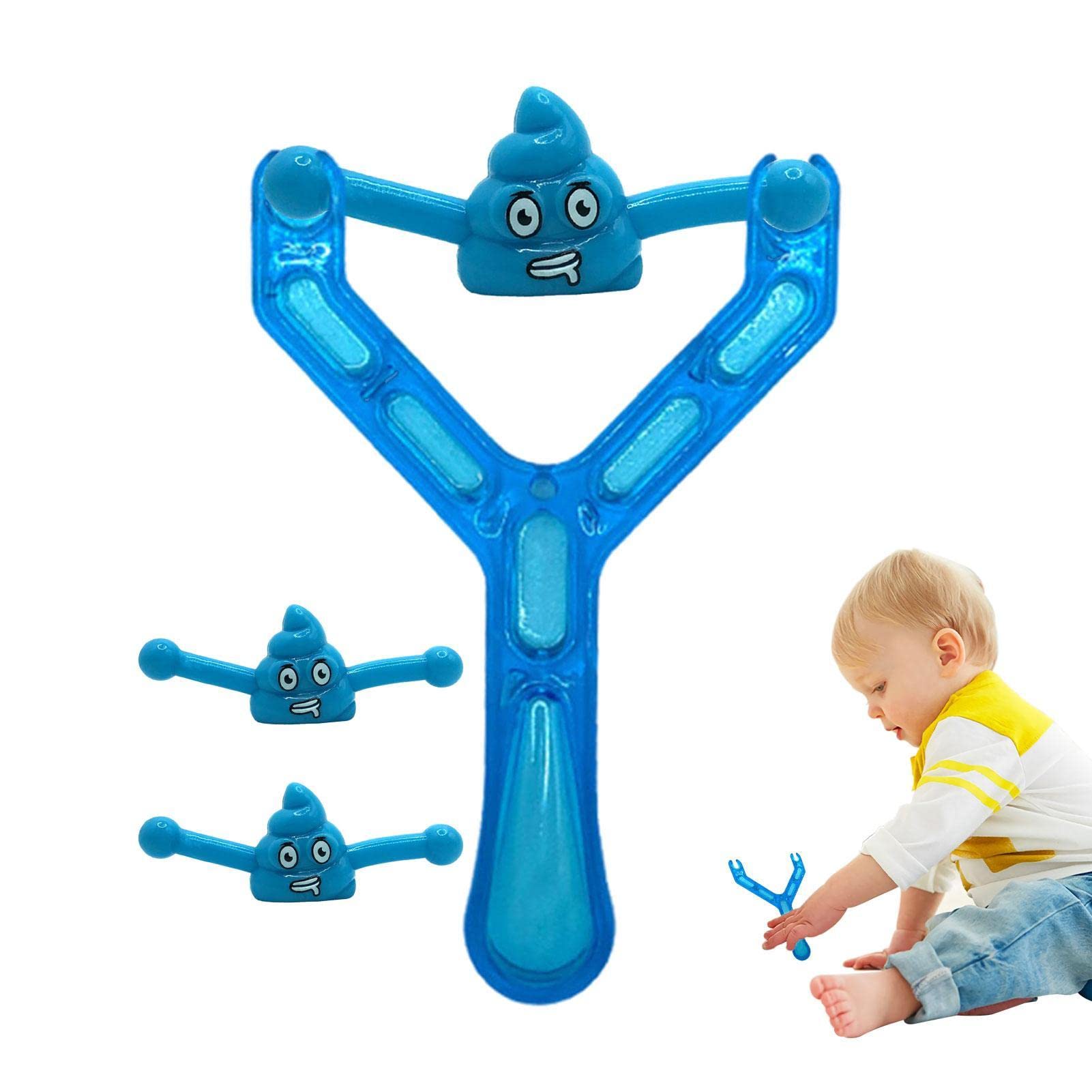 Buy Teckey Poop Sling Toy | Novelty Stretchable Finger Mini Rubber ...