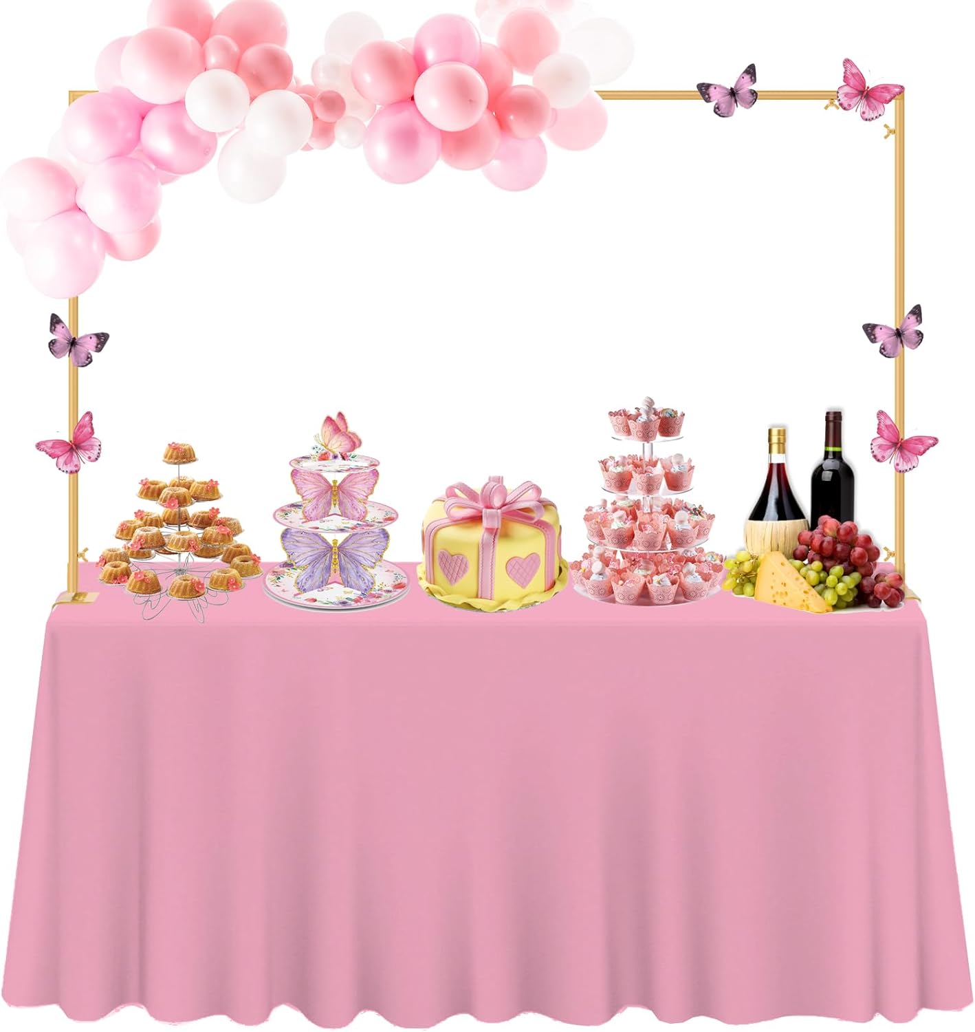 Amazon.com : Over The Table Rod Stand with Clamps Adjustable 46"-100 ...