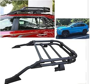 Roof Rack Basket Rooftop Cargo Carrier Compatible with RAV4 2019 2020 ...